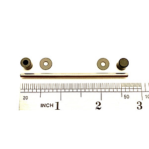 RTPOWER for Coleman Lay Z-Spa # 58113 P4071 E02 Stainless Steel Shaft Impeller+Spare Stainless Steel Shaft+Pump Seal kit+Sealing Gasket for A and B/C Joint of Pump Cold and hot Water Inlet