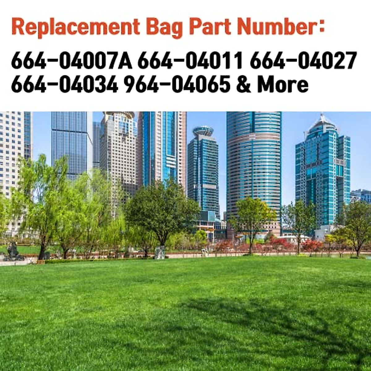 All That Garden 964-04007A 664-04007 Grass Bag, Compatible with MTD 21" Lawn Mower Grass Collection Bag 664-04007A 664-04011 664-04027 664-04034 964-04065 & More (NOT Included Metal Frame)