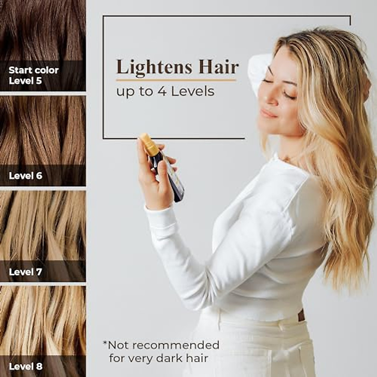 Camomila Intea Blonde Spray – Chamomile Hair Lightener with Gentle Color – No Ammonia or Parabens – 3.4oz