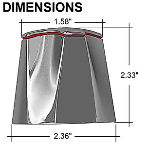Avalon Plumbing Supply Tub and Shower 3 Piece Replacement for Price Pfister Modern Style Verve Repair Kit Handles, 12 Spline Broach, Set of Hot, Cold and Diverter, Polished Chrome