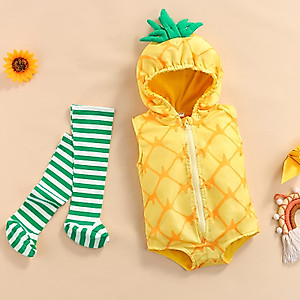 NANYKNIGHTY Baby Girls Boys Animal Cosplay Outfit Avocado Romper Short Halloween Costume Hoodie Winter Jumpsuit