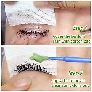 NAGARAKU Eyelash Extensions Glue Remover Cream Paste 12ml Mild No Stimulation Fruit Fragrance Adhesive Removing Supplies Professional for Salon
