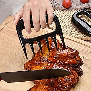 Meat Shredding Claws, Ailelan Meat Claws for Making Pulled Pork, Bear Claws for Shredding Meat, Professional Smoker Grill Accessories For Shredding, Handling and Carving Delicious Foods