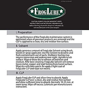 Froglube CLP 4 Oz. Tub of Paste Gun Cleaner Lubricant Protectant