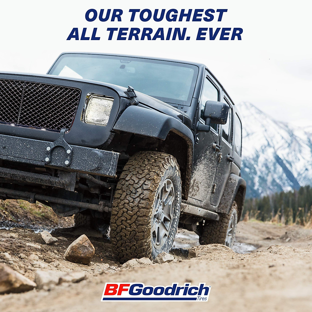 BFGoodrich All Terrain T/A KO2 Radial Car Tire for Light Trucks, SUVs, and Crossovers,LT235/85R16/E 120/116S