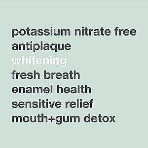 Davids Nano Hydroxyapatite Natural Toothpaste for Remineralizing Enamel, Sensitive Relief & Teeth Whitening - Antiplaque, Fluoride Free, SLS Free, Peppermint, 5.25oz, Made in USA