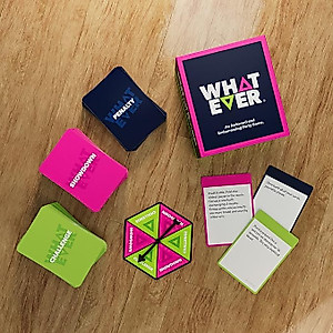 WHATEVER: The Party Game of Awkward Challenges – Hilarious Truth or Dare Style Party Game for Group Game Nights, Bachelorette Parties, and More.