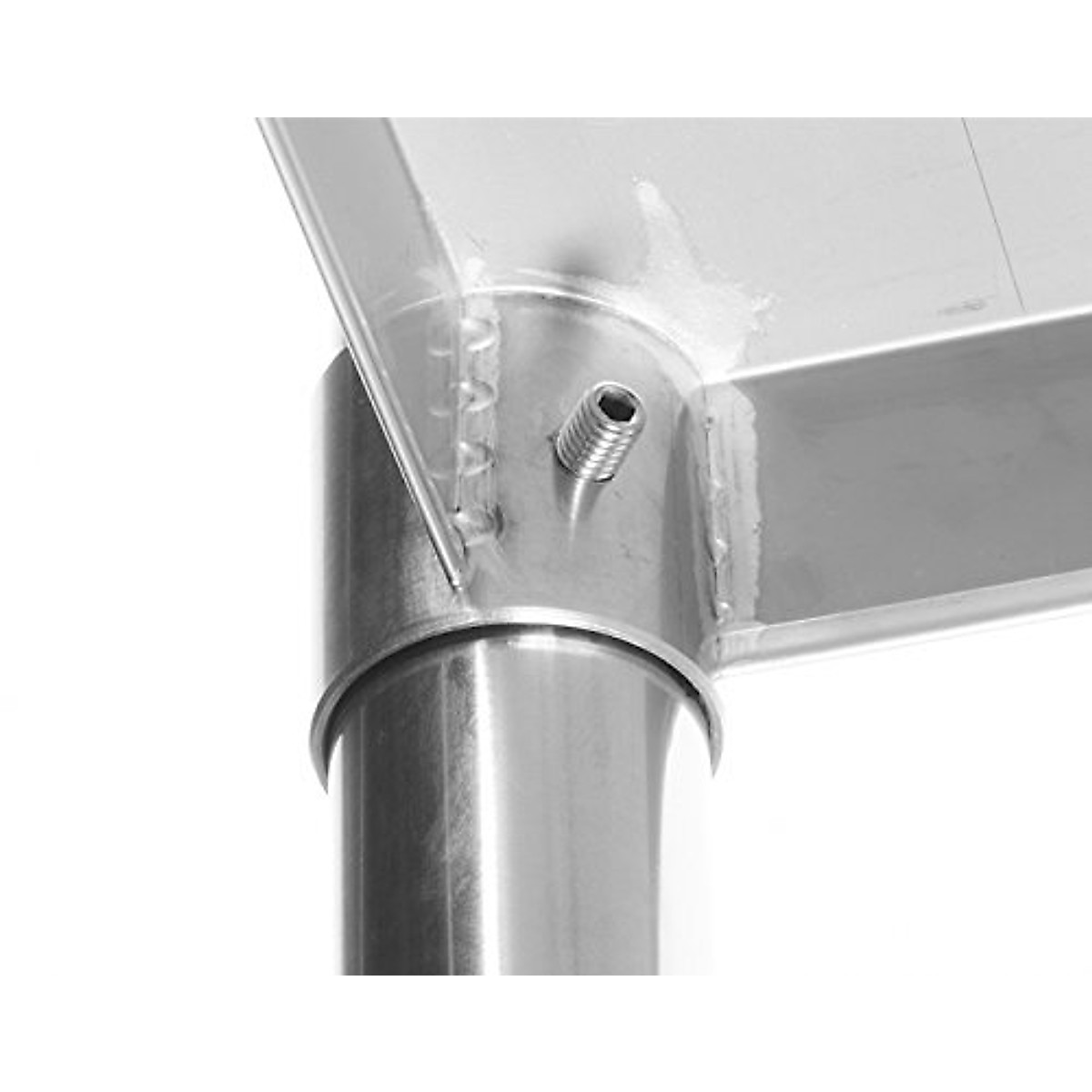 TRINITY EcoStorage NSF Stainless Steel Table with Wheels, 48-Inch