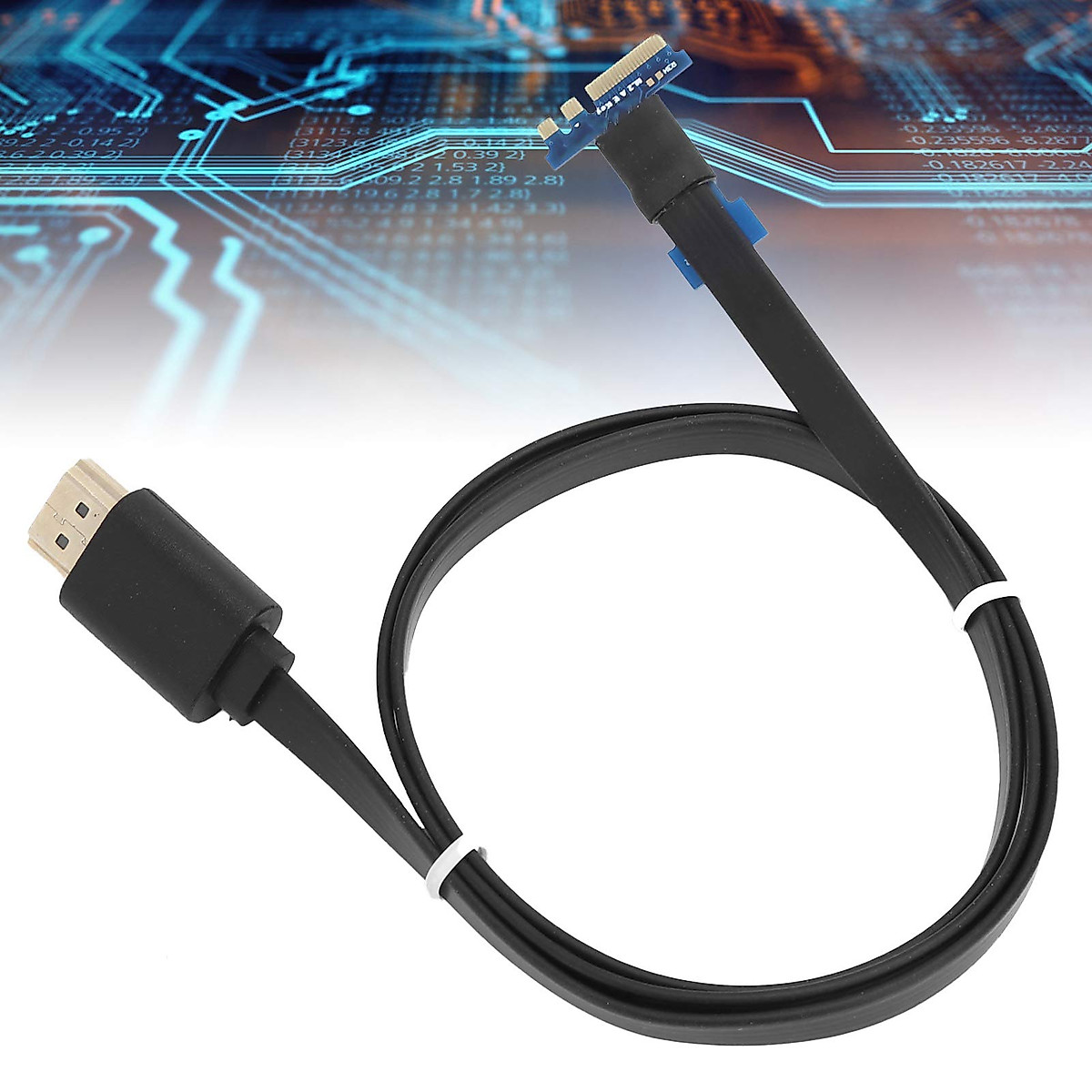 Kafuty-1 PCI-E HDMI Adapter Cable, NGFF M.2 A/E Key HDMI External Graphics Card Line Adapter, for Laptop Notebook(NGFF AKEY Interface Adapter Cable)