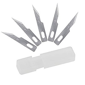 10pcs #3 High Carbon Steel Fine Point Knife Blades for Hobby Carving Art and Craft Work Cutting Model PCB Repair Hand Tool