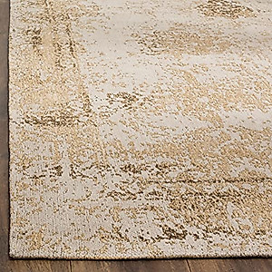 SAFAVIEH Classic Vintage Collection 8' x 10' Sand CLV125K Distressed Cotton Area Rug