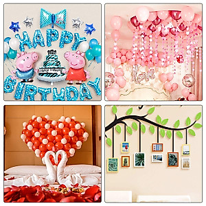 1600pcs Glue Point Clear Balloon Glue Removable Adhesive Dots Double Sided Dots of Glue Tape for Balloons Party or Wedding Decoration…