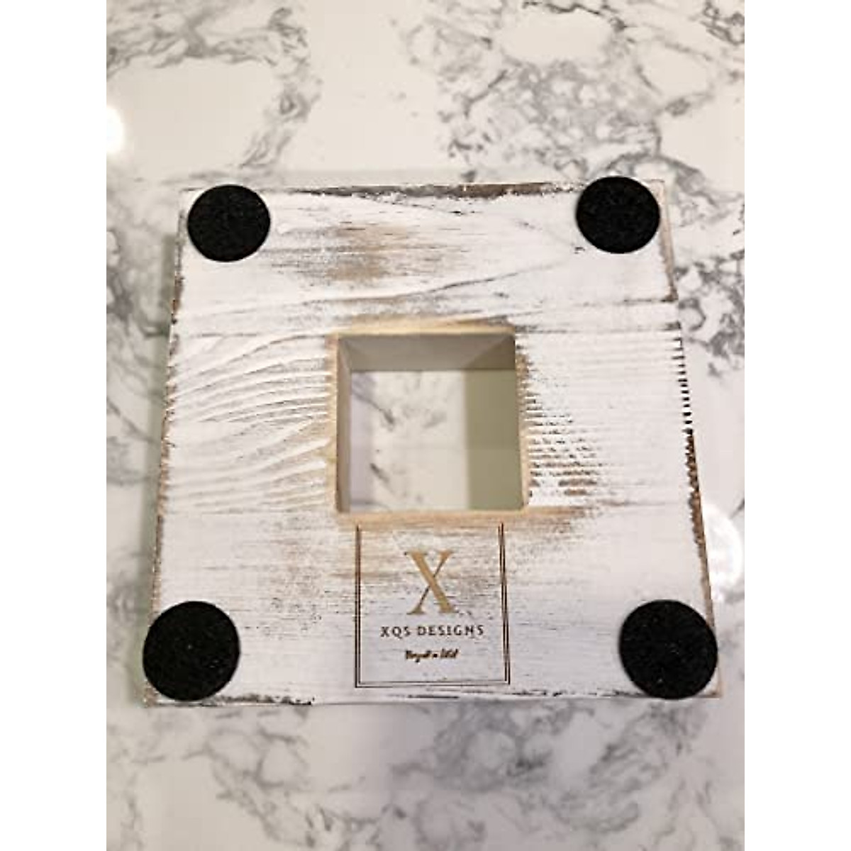 16" Solid Wood Coffee Mug Stand | Coffee Mug Tree | Coffee Mug Rack | Coffee Cup Holder | Adjustable / Removable Hooks | Holds 10 Mugs | Collapsible for Storage | Jewelry / Watch Organization (White)