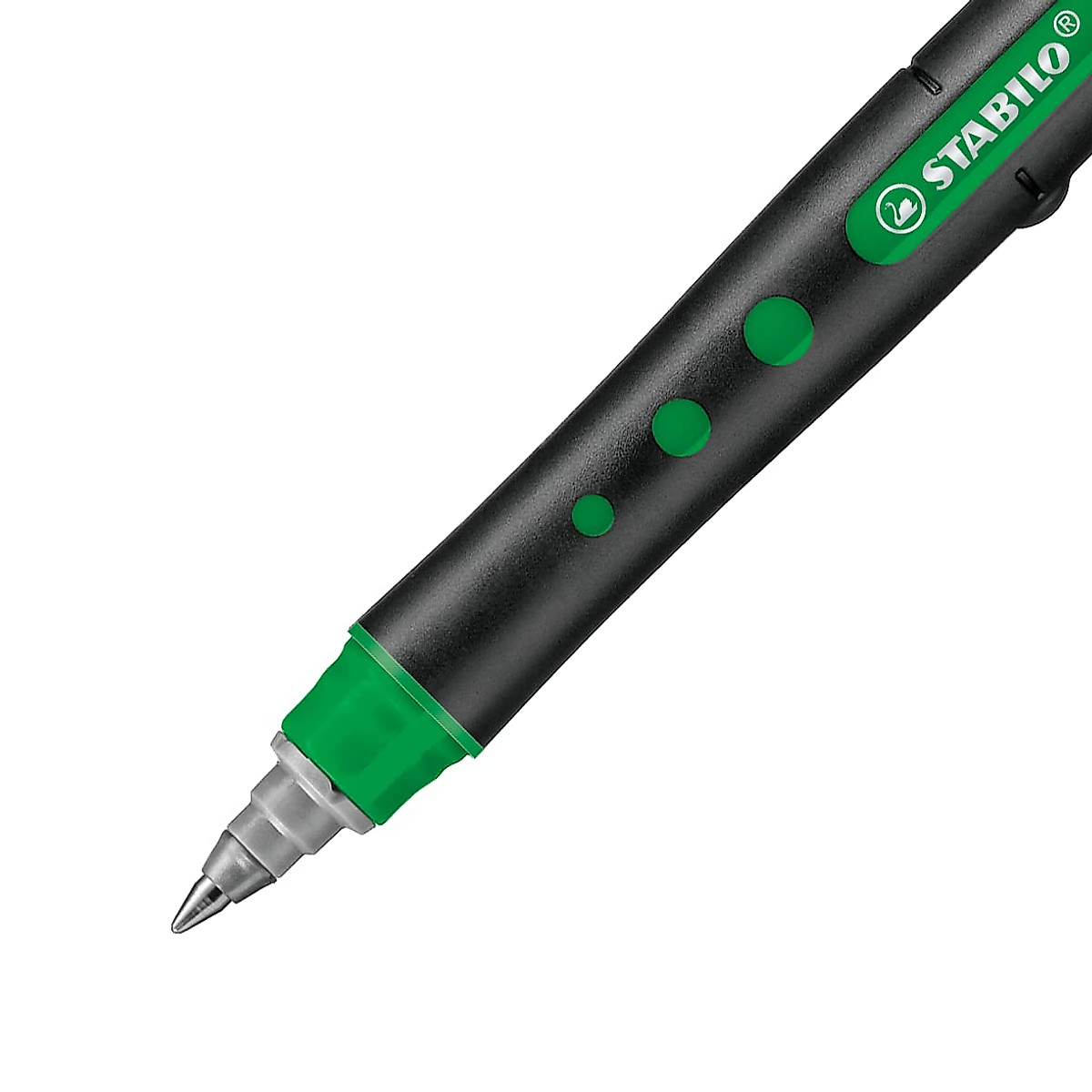 STABILO Bionic Black Pen, Fine, Green