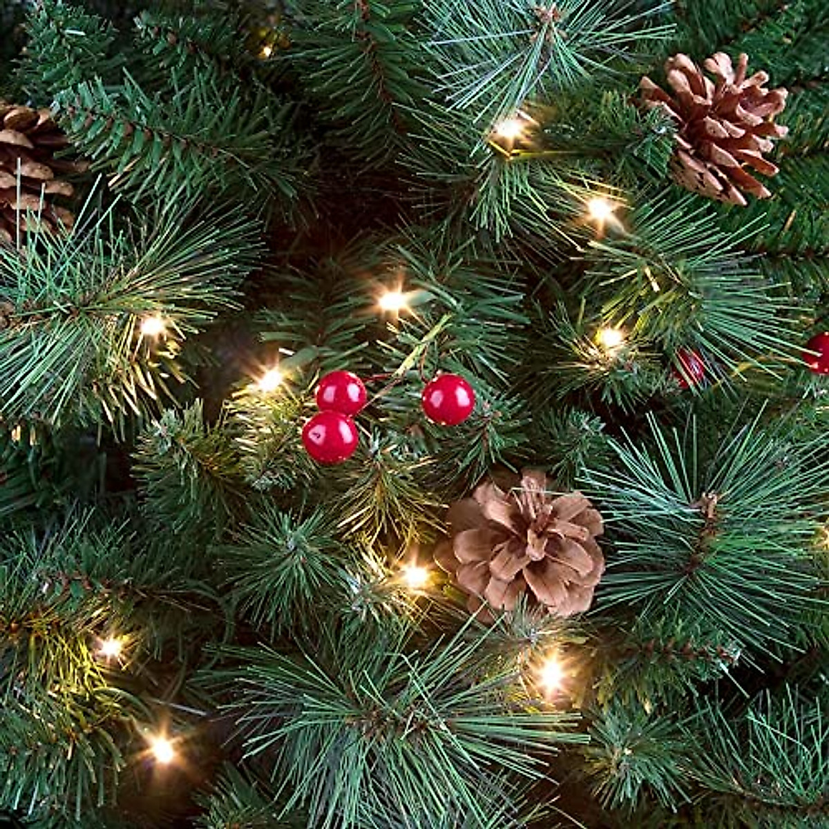 Dazzle Bright 40FT 200 Count Christmas Mini String Lights + 360 LED 12FT x 5 FT Christmas Net Lights