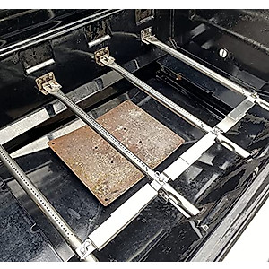 Shengyongh S475 (2-Pack) 16 15/16" Heat Plates SS15494 (2-Pack) Burner Replacement for Charbroil Performance 463625217 463625219 463673517 463342119 463377319