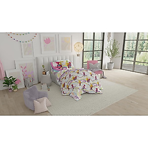 Franco DreamWorks Trolls 3 Band Together Kids 5 Piece Bedding Super Soft Reversible Comforter and Sheet Set with Sham, Twin, (Officially Licensed Product)