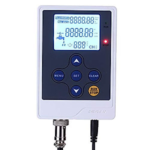 DIGITEN LCD Display Water Flow Control Meter Liquid Quantitative Controller + G1" Water Flow Hall Effect Sensor Flow Meter Flowmeter Counter 1-60L/min + DC 12V Power Adapter