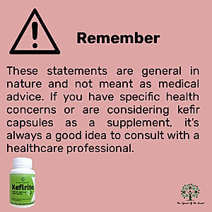 Kefirito 60 Veggie Capsules, 50 Billion CFU, 7 Probiotic Strains Kefiran, 582 mg Natural Active Probiotic, Supports Healthy Digestion, Gluten-Free, Lactosa-Free The Spirit Of The Forest 1 Month Supply