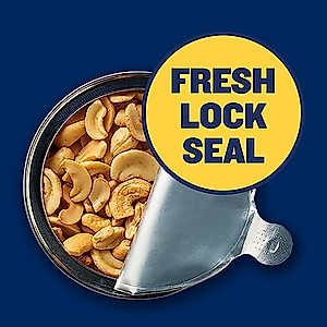 PLANTERS Salted Cashew Halves & Pieces, Party Snacks, Plant-Based Protein, 2 Lb 14 Oz Canister