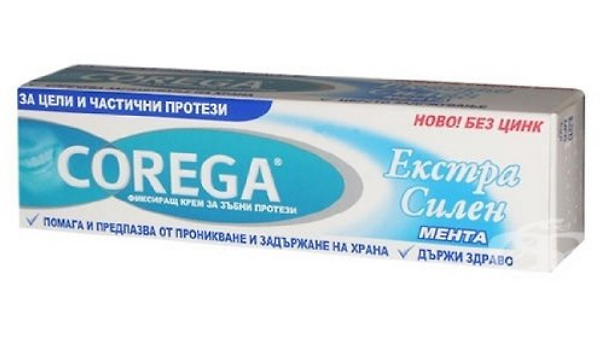 Corega Extra Strong Denture Adhesive Cream - 40g