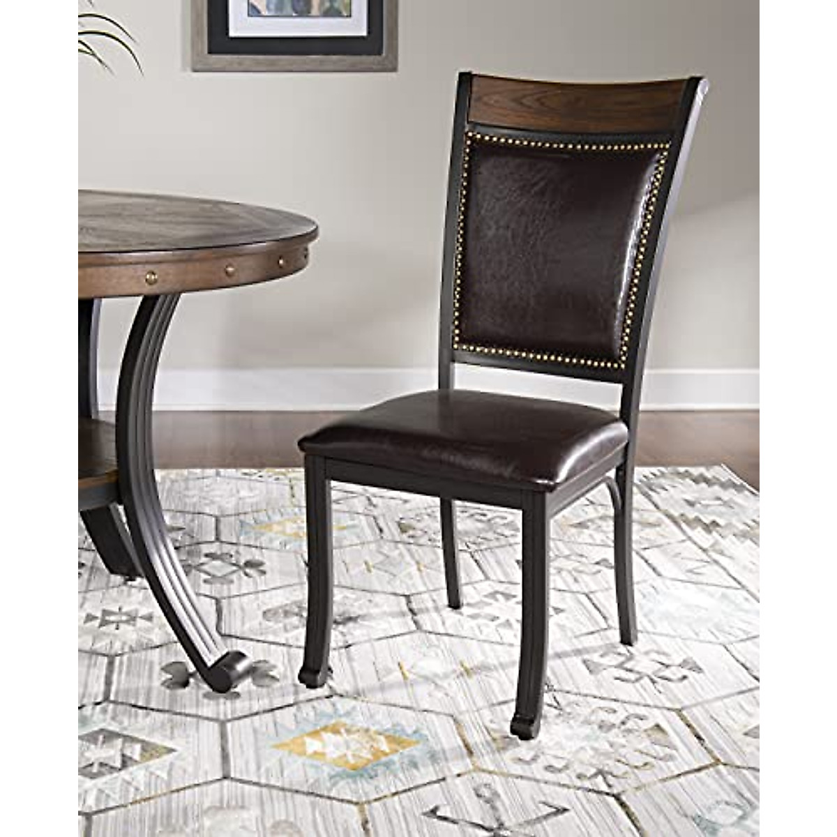 Powell Furniture Franklin Dining Group, Dark Brown