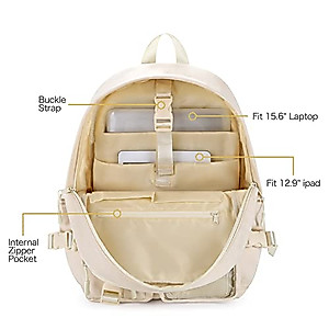 STEAMEDBUN Kawaii Backpack Cute Aesthetic Backpack for Girls,Ita Backpack with Inserts for School (without pins)