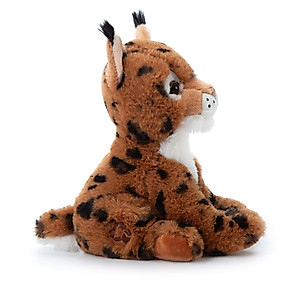 The Petting Zoo Bobcat Stuffed Animal, Gifts for Kids, Wild Onez Zoo Animals, Bobcat Plush Toy 9 inches