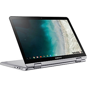 SAMSUNG XE520QAB-K02US Chromebook Plus V2, 2-in-1, Intel Core m3, 4GB RAM, 64GB eMMC, 13MP Camera, Chrome OS, 12.2", 16:10 Aspect Ratio, Light Titan