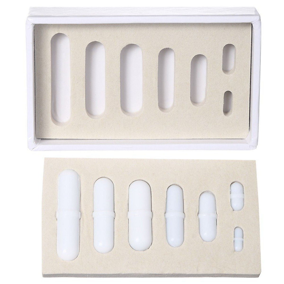7 Pcs PTFE Magnetic Stirrer Mixer Stir Bar Spinbar Stirring Graduated Glass Measuring Low Form Beaker Set 50ml 100ml 250ml 400ml 600 ml