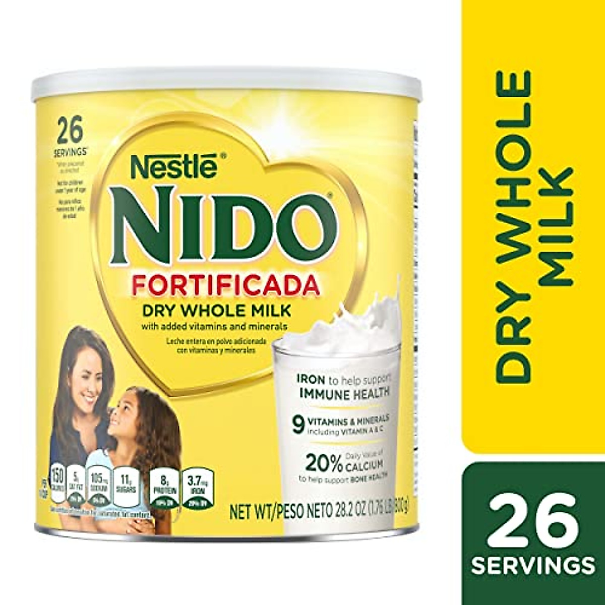 Nido Fortificada Dry Whole Milk 1.76 Pound
