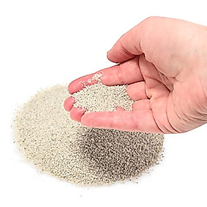 PCS Industries 10 Pounds Silica Sand for Gas and Wood Fire Pits and Fire Places - Heat and Fire Proof - Spill Proof Packaging - Made, Sourced, and Packaged in The U.S.A. (20 Mesh 10 Pounds)