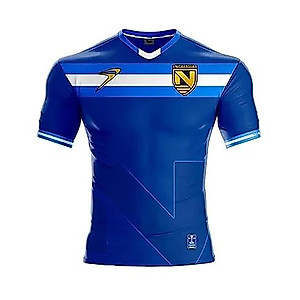 Nicaragua Men's Special Edition Gold Cup Soccer Jersey Uniform Blue (as1, Alpha, m, Regular, Regular)