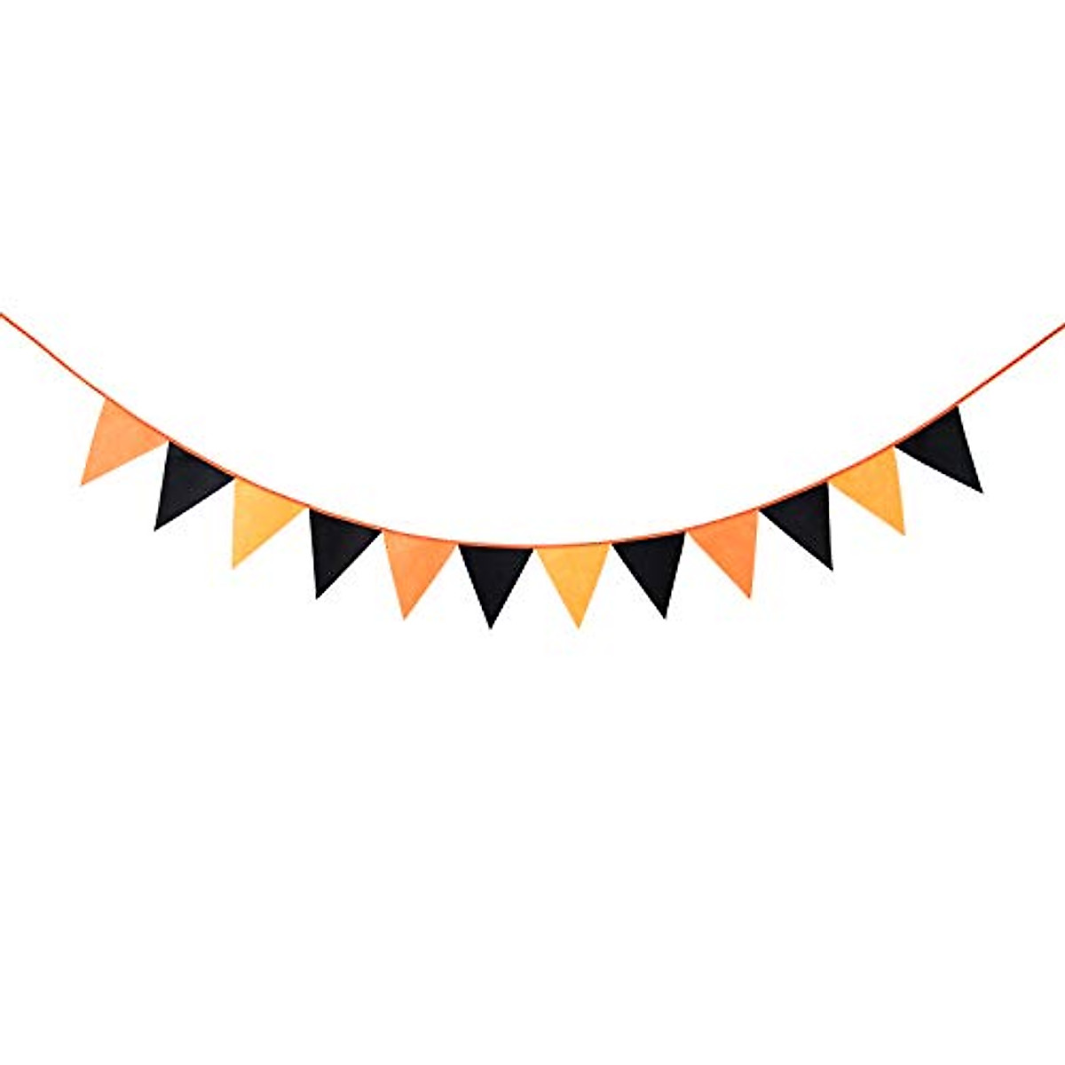 LOVENJOY Felt Black and Orange Banner Graduation Party Decoration