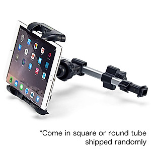 iKross Universal Car Tablet Mount Holder Headrest Backseat Extendable Mount Compatible with Apple iPad, iPhone, Tablet, Smartphone, Nintendo Switch with Dual Adjustable Positions