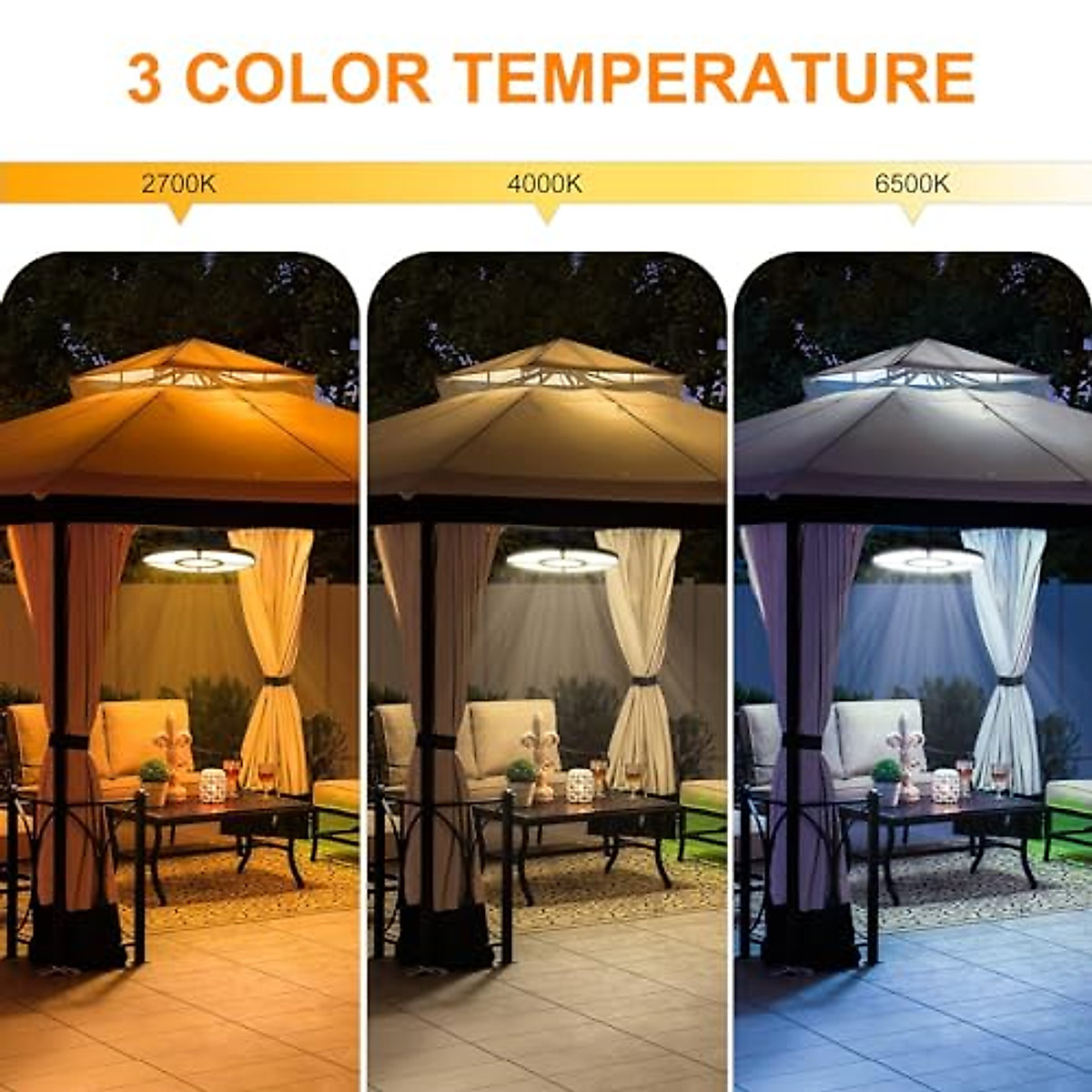 CLY Solar Shed Light Indoor Outdoor 152LED Motion Sensor Pendant Light 1000LM, Dimmable 2500K-6500K Remote Control 5 Modes Timer Memory Function Hanging Solar Lights for Garage Barn Patio Gazebo