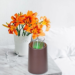 Baitaihem Eyeglasses Holder Stand Protective Glasses Holder For Desks Or Nightstands Pack of 2（Black&Brown）