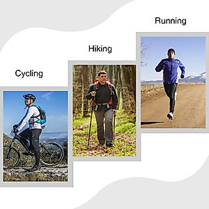 AKOENY Men's Athletic Ankle Socks Running Cushoned Quarter Socks Men, Size 9-12, Black, 6 Pairs