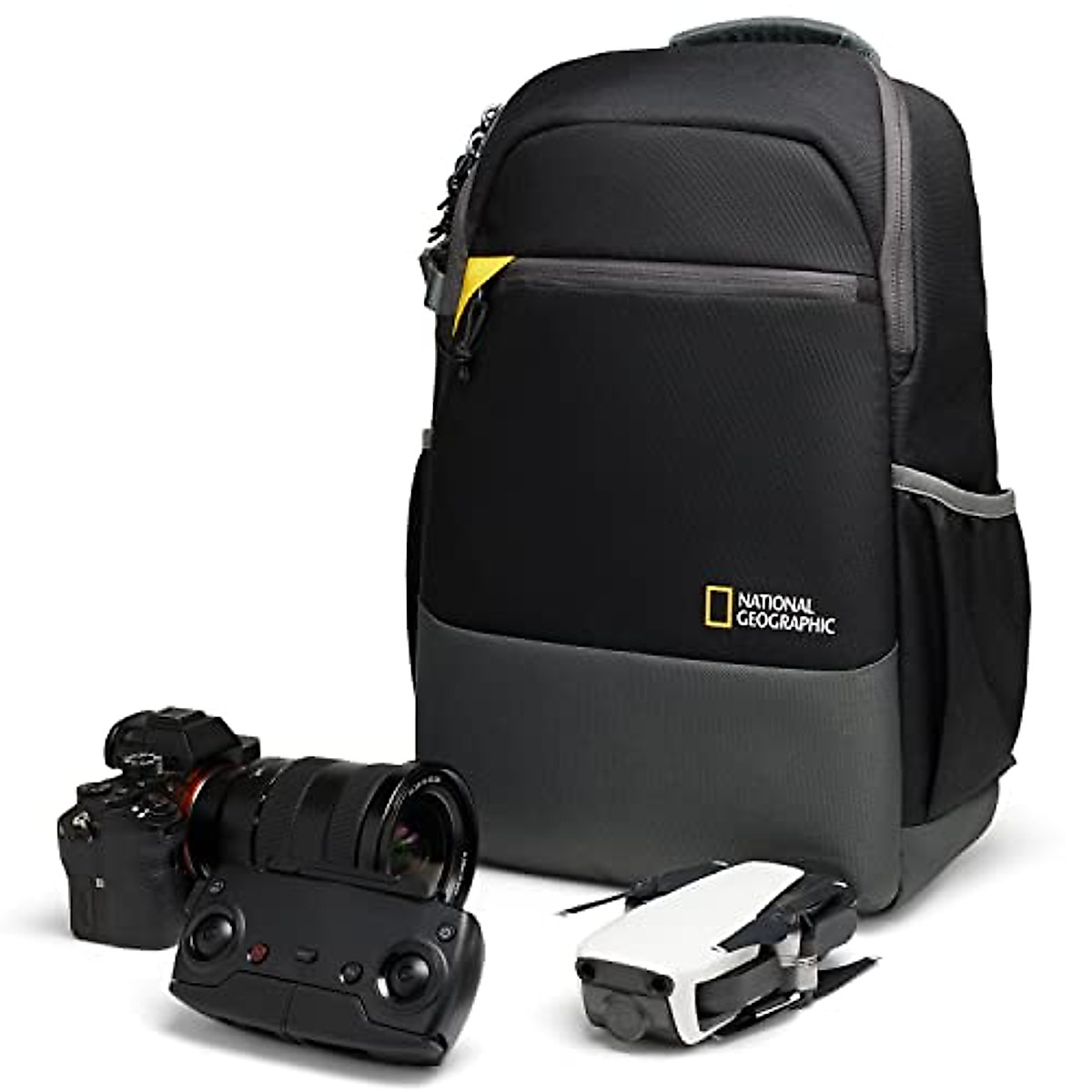 National Geographic Camera Backpack for DSLR or Mirrorless with Lenses, Laptop Compartment, Ultra-Lightweight, Adjustable Padded Divider System, Tripod Attachment, NG E1 5168, Black [Amazon Exclusive]