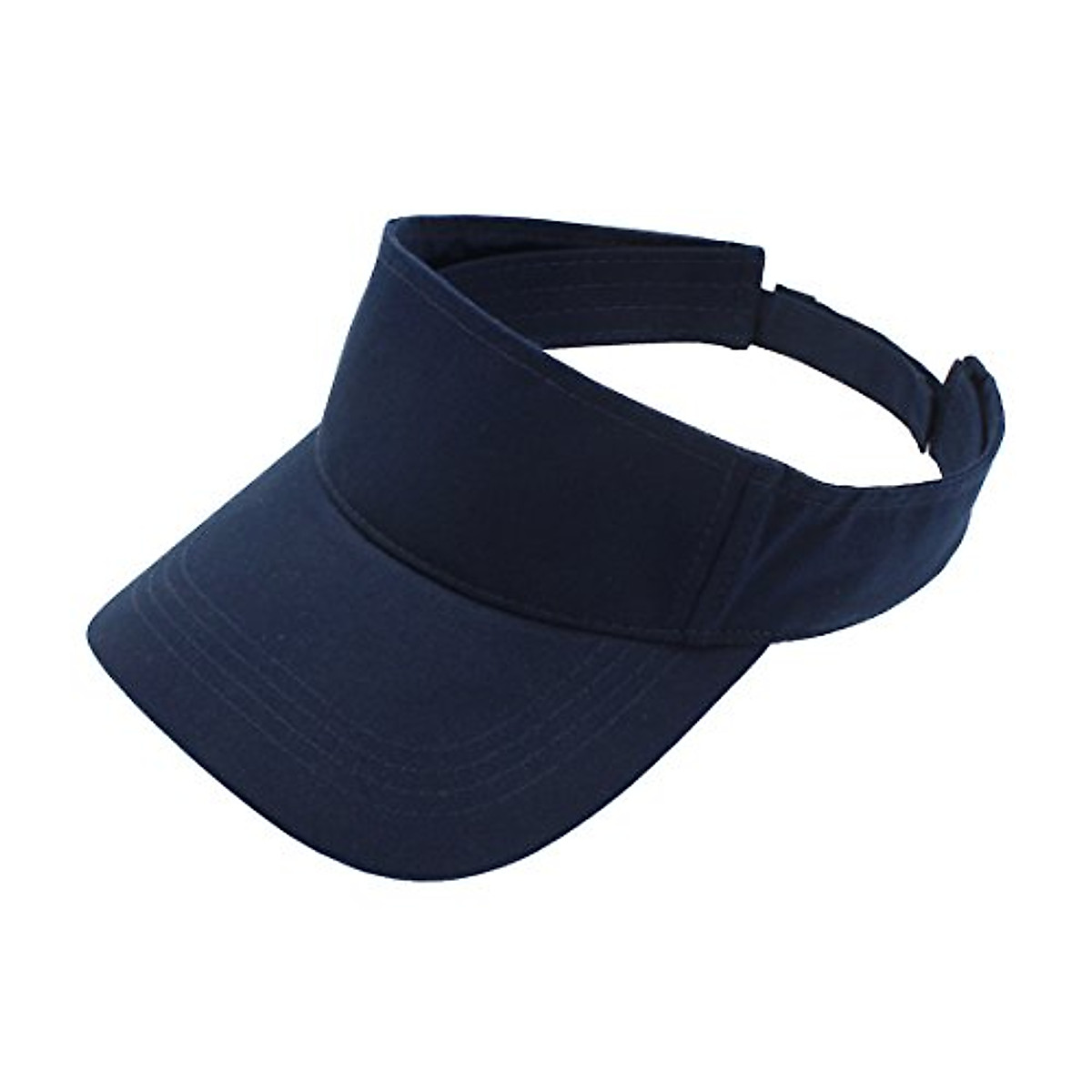 Top Level Sun Sports Visor Men Women - One Size Cap Hat,Navy