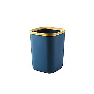 UNNIQ Trash can, Rectangular Trash Can,Garbage Container Bin for Bathrooms, Powder Rooms, Kitchens, Home Offices Plastic
