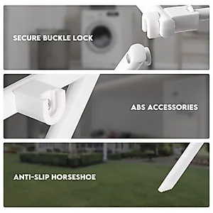 ZOES HOMEWARE 2024 Enhanced Clothes Drying Rack | Foldable Drying Rack Clothing for Laundry | Small Collapsible Portable Dryers for Laundry | Use for Indoor & Outdoor | White 37.5"x29"x12"