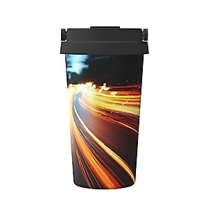 WANGXUEE Abstract Modern Print 500ml Stainless Steel Travel Tumbler Double Wall Vacuum Insulated Coffee Mug