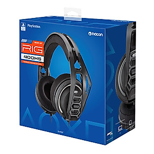RIG 400HS Stereo Gaming Headset for PS4 with Noise-Cancelling Mic and Performance Audio