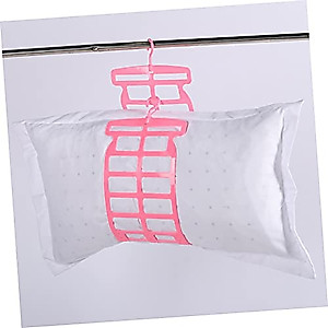 Abaodam 4 pcs Laundry Drying Rack Clothes Storage Organizer Drying Dish Rack Pillow Hook quagsire Plush plushes Balcony Rack Pillow Rack Drying net Plush Pillow Shelf Baby Drying line