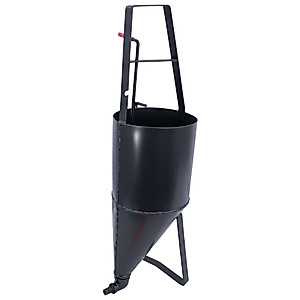 MARSHALLTOWN Pour Pot with Legs, 2.6 Gallon, 14 Gauge Steel, Apply Cold Crack Sealants to Asphalt, RED704988