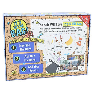 It's in The Bag! Jr. - A Charades Game for Kids and Family! - Interactive Picture Charades Board Games for Family Night, Board Games for Kids 4-6/6-8/8-12 - Games for Family Game Night with Kids