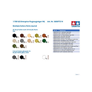 TAMIYA 1/700 Enterprise Carrier TAM77514 Plastic Models Boats