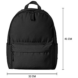 Amazon Basics Classic School Backpack - Black