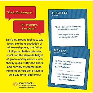 2023 Dad Jokes Boxed Calendar: 365 Days of Punbelievable Jokes (Daily Joke Calendar for Him, Desk Gift for Her)